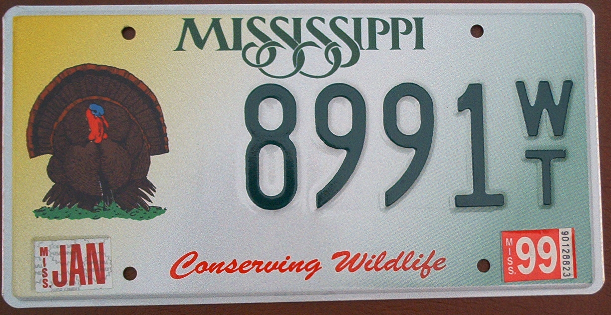 Chris Woodcock's BIRD License Plates