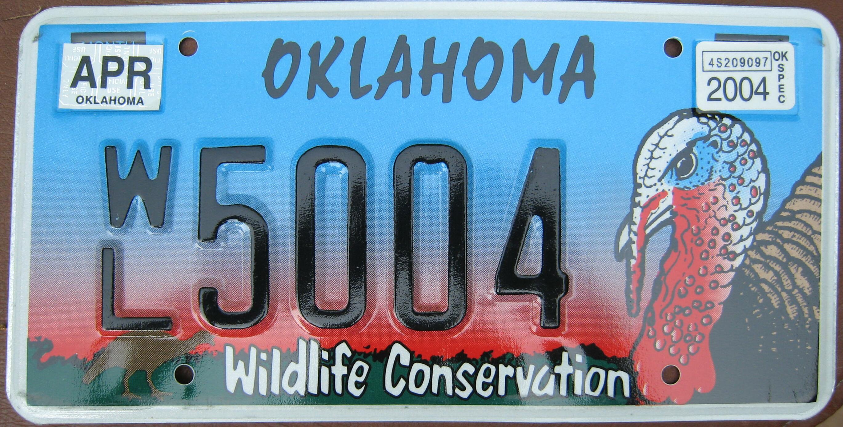 Chris Woodcock's BIRD License Plates